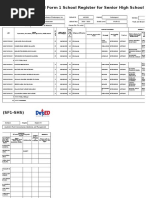 DepEd School Form 1 (SF 1) | PDF
