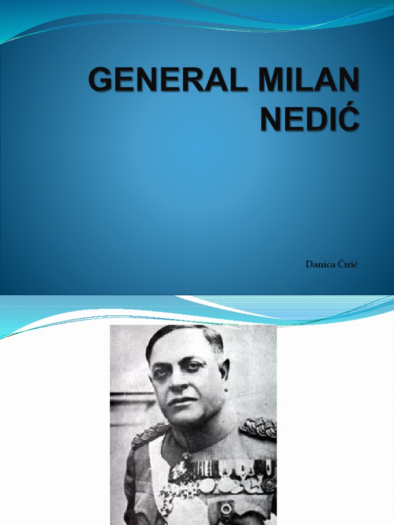 General Milan Nedić | PDF