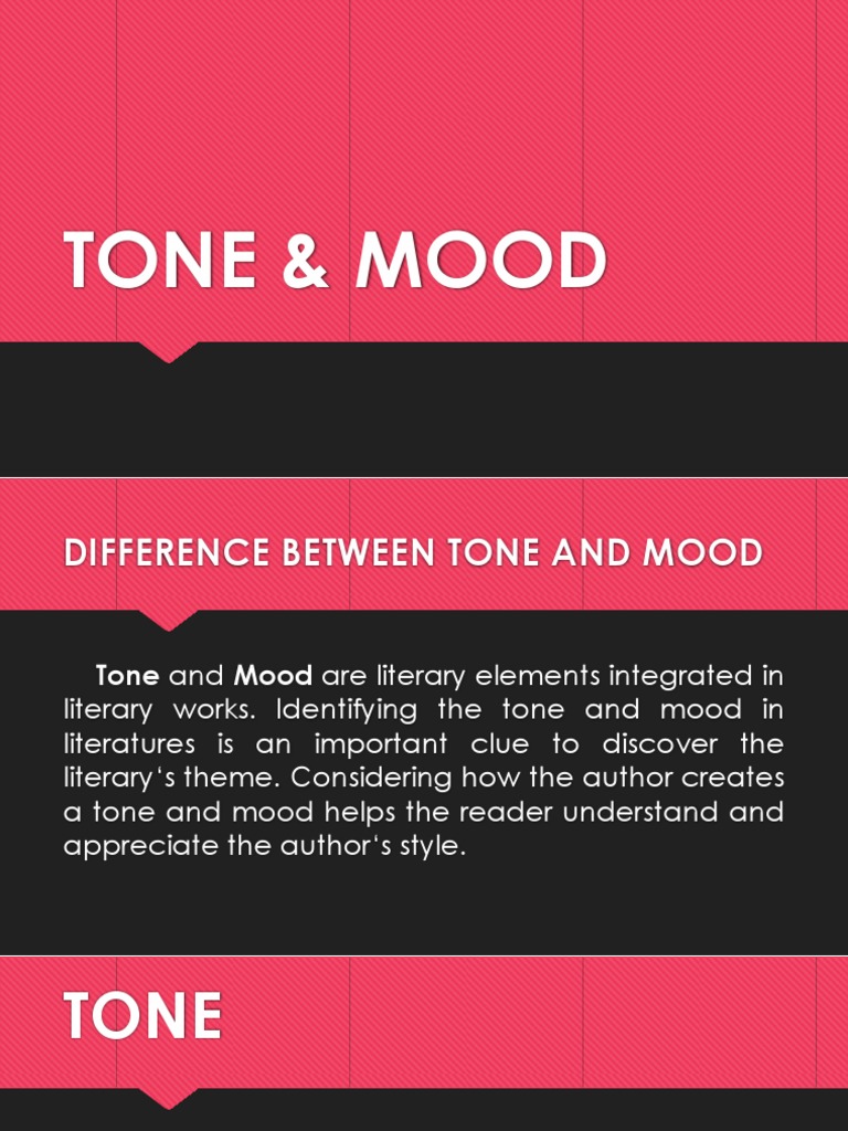 Tone and Mood | PDF | Mood (Psychology) | Mental Health