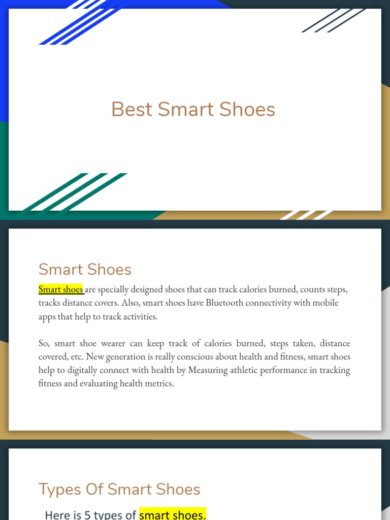 Smart Shoes PDF | PDF | Shoe | Sneakers