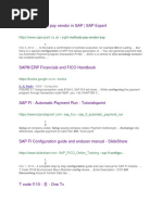 F110 Automatic Payment Process in SAP | PDF | Payments | Cheque