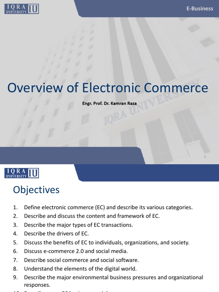 Introduction To E-Commerce | PDF | E Commerce | Business
