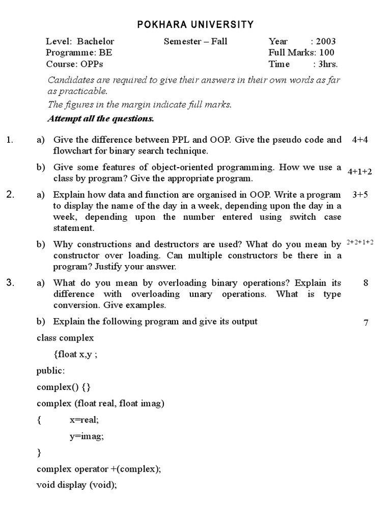 Opp | PDF | Object Oriented Programming | Class (Computer Programming) Opp | PDF | Object Oriented Programming | Class (Computer Programming)
