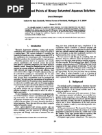 Saturated Salt Solutions: Relative Humidity (%RH) | PDF | Relative ...