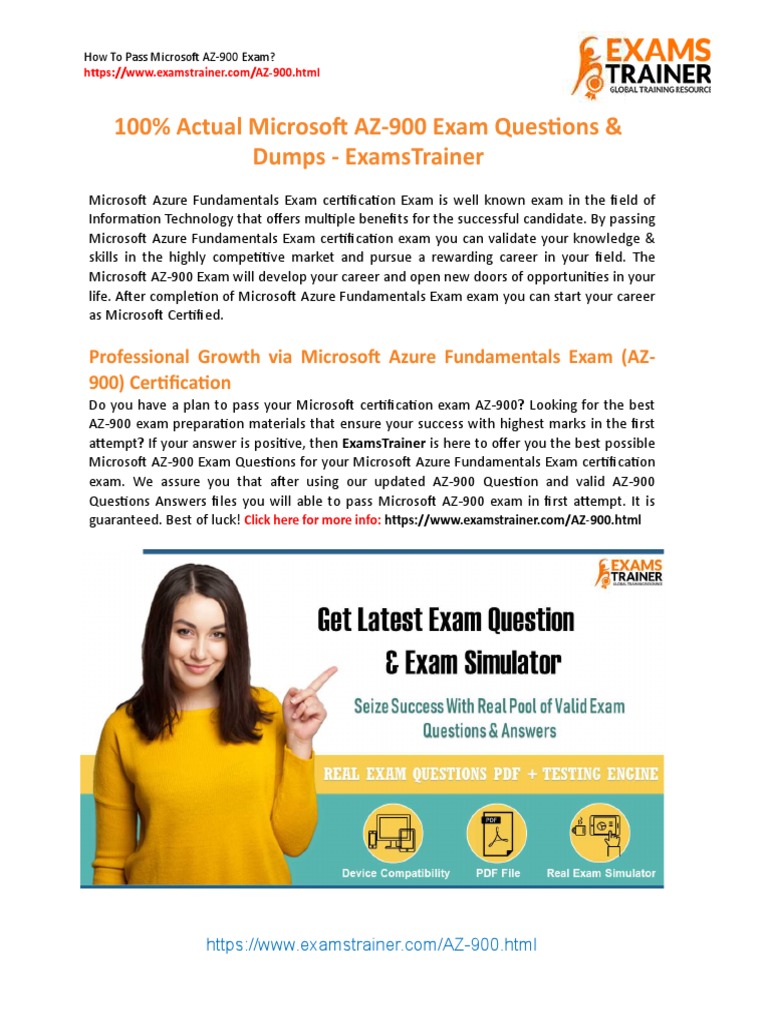 Latest Microsoft AZ-900 Dumps Questions | PDF | Microsoft Azure | Test ...