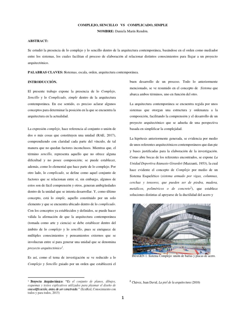 Complejo - Sencillo | PDF | Complejidad | Diseño