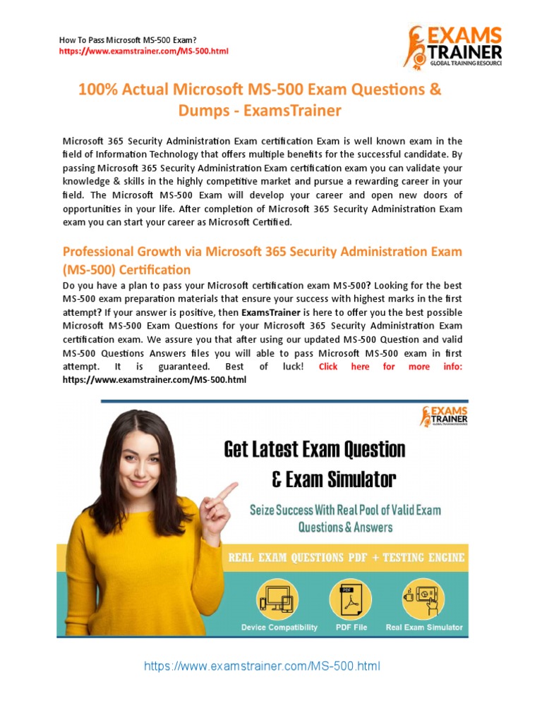 MS-500 Exam Preparation Guide | PDF | Active Directory | Certification