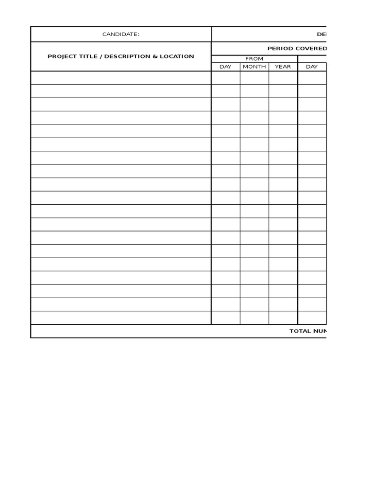 ALE - Logbook Sample For Reference | PDF | Engineering