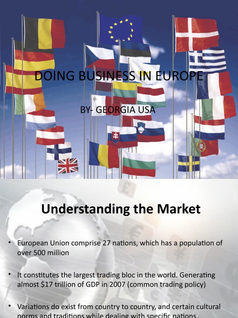 Doing Business in Europe | PDF | European Union | Market (Economics)