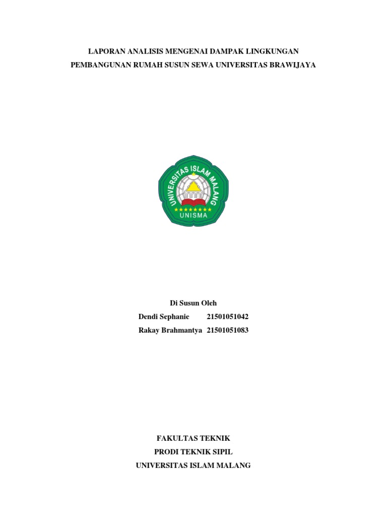 Laporan Amdal - Versi Baru | PDF