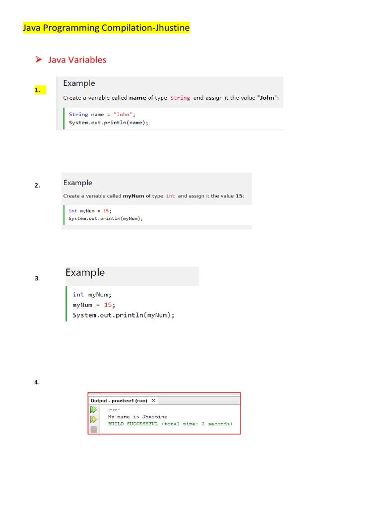Java Midterm | PDF | Control Flow | Data Type Java Midterm | PDF | Control Flow | Data Type