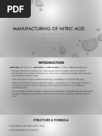 Nitric Acid Production via Ostwald Process | PDF | Nitric Acid | Ammonia