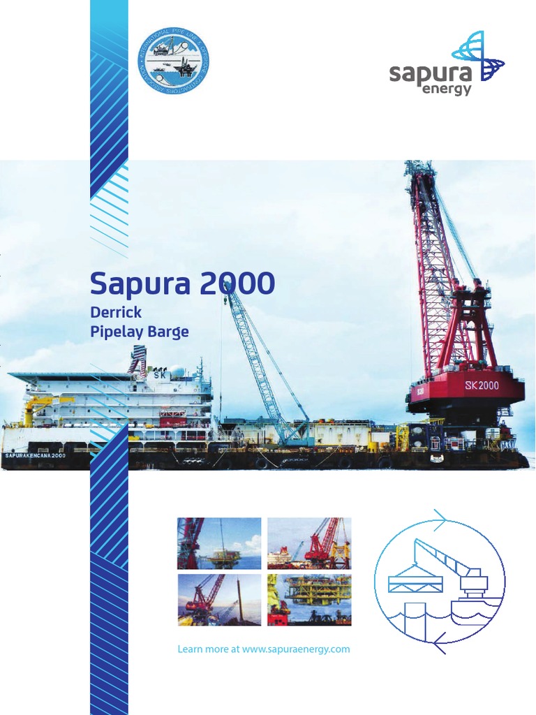 Sapura 2000: Derrick Pipelay Barge | Ships | Water Transport