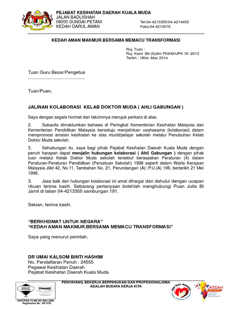 5 Surat Kolaborasi | PDF