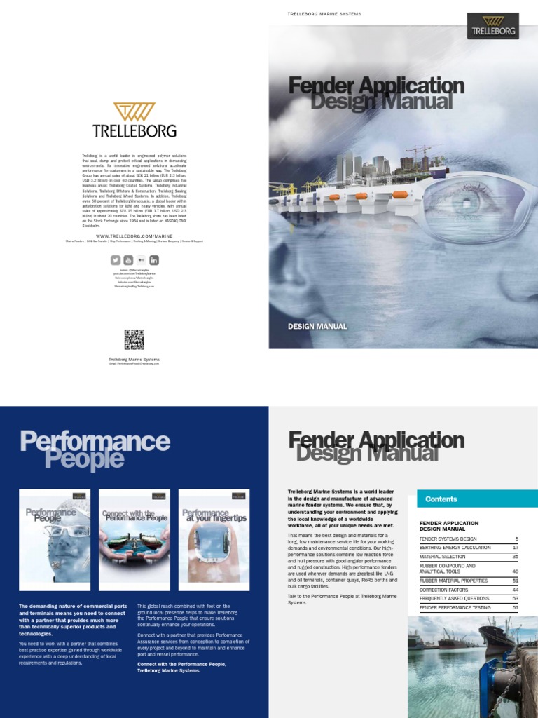 Design Manual Fender System | PDF | Ships | Tide