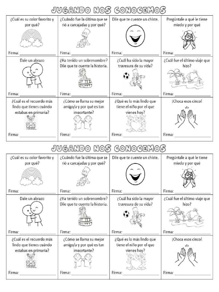 Jugando Nos Conocemos | PDF