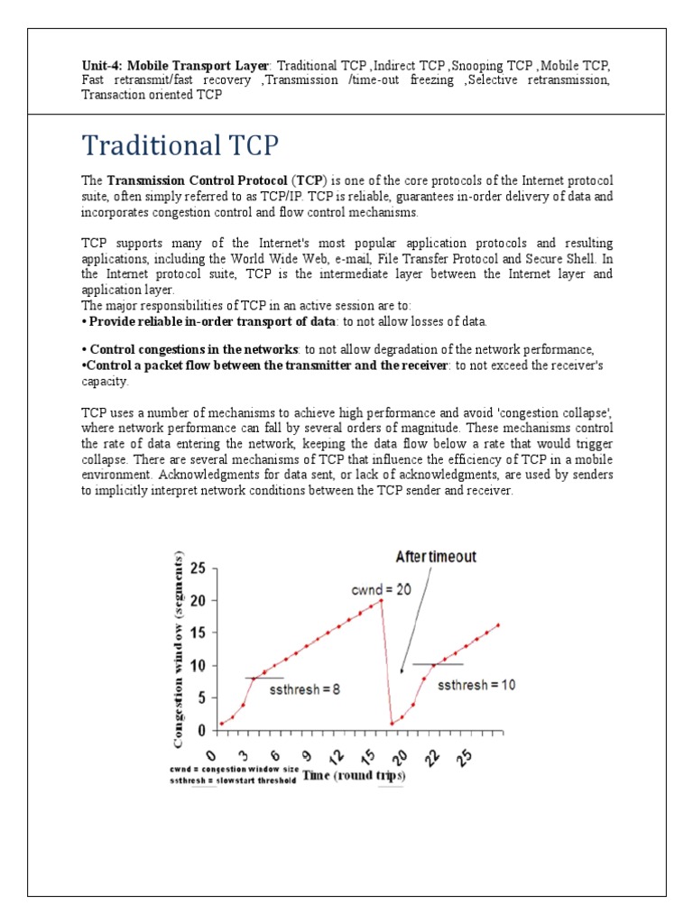 MC Unit 4 | PDF | Network Congestion | Transmission Control Protocol