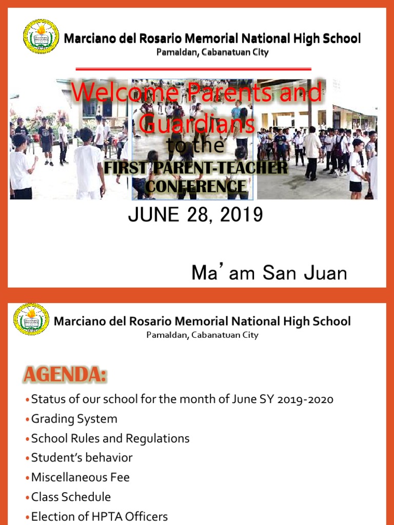 PTA Meeting Sample | PDF | Learning