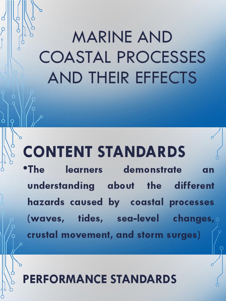 Marine and Coastal Processes and Their Effects | PDF | Erosion | Coast Marine and Coastal Processes and Their Effects | PDF | Erosion | Coast