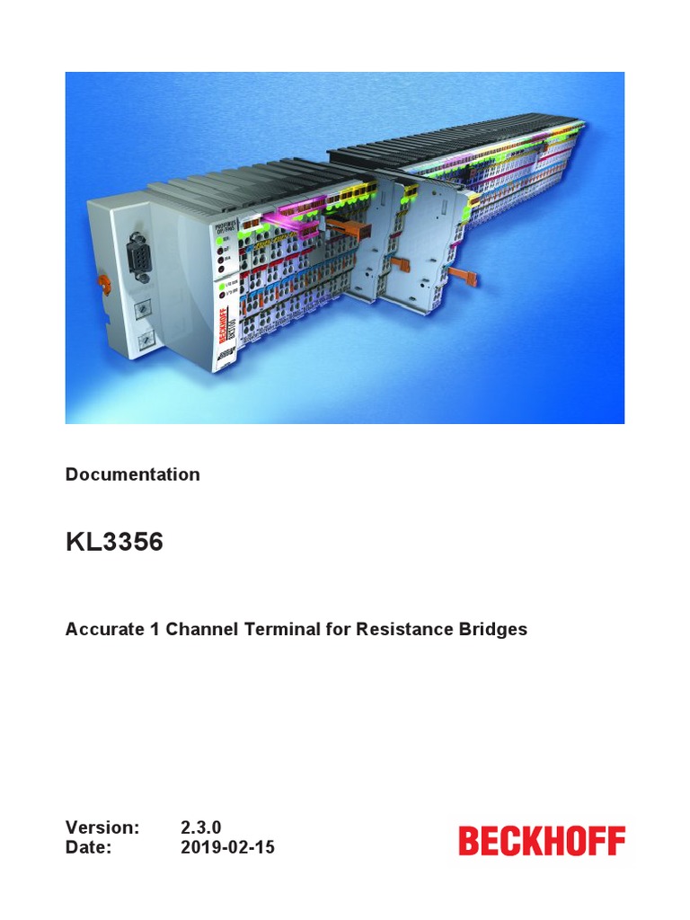 KL 3356 en | PDF | Amplifier | Operational Amplifier