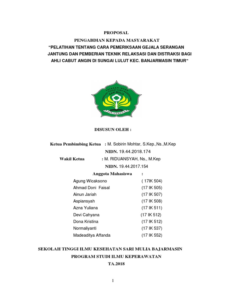 Proposal PROMKES Revisi1 | PDF