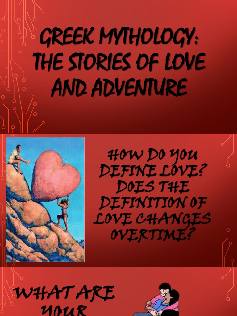 Greek Mythology: The Stories of Love and Adventure | PDF