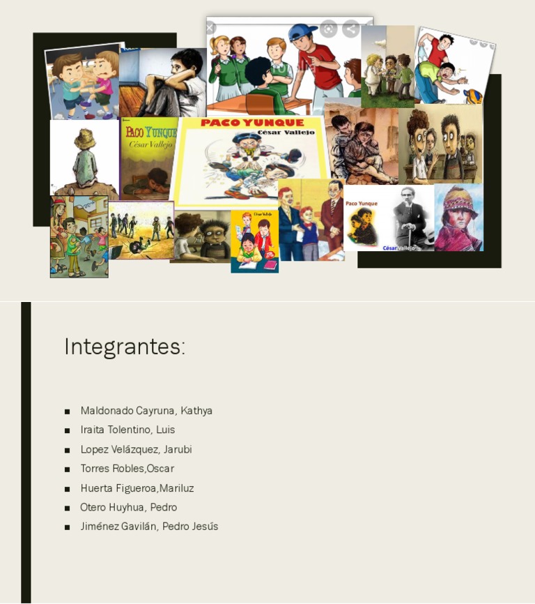 Collage Paco Yunque | PDF