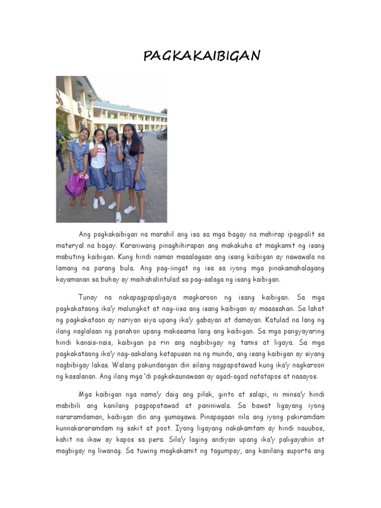 Pagkakaibigan | PDF