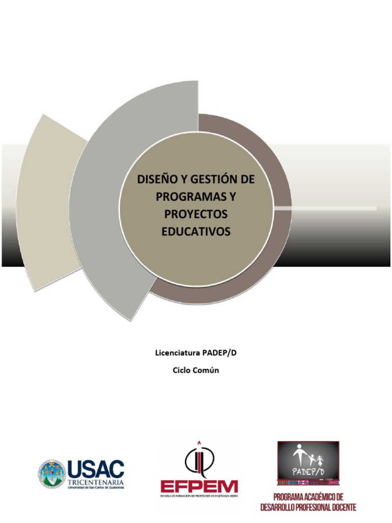 Diseño y Gestión de Programas y Proyectos Educativos (Versió‌n final)-3 ...