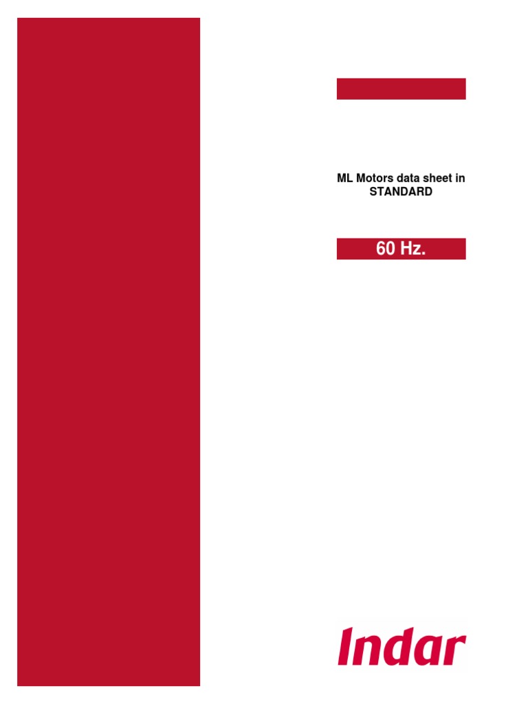 Indar Motors Specifications Catalog | PDF | Electrical Equipment ...