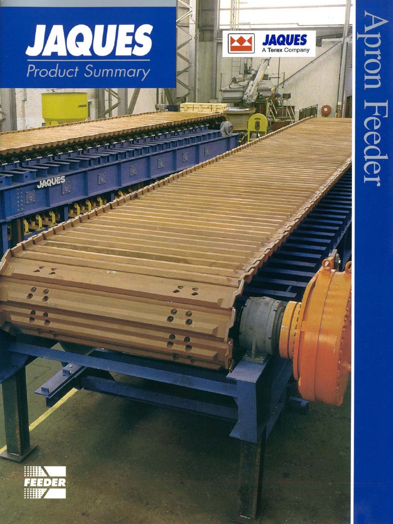 Terex Jaques Apron Feeder PDF | PDF