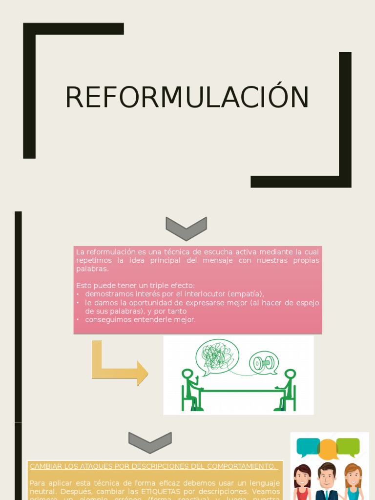 Reformulacion Diapos | PDF