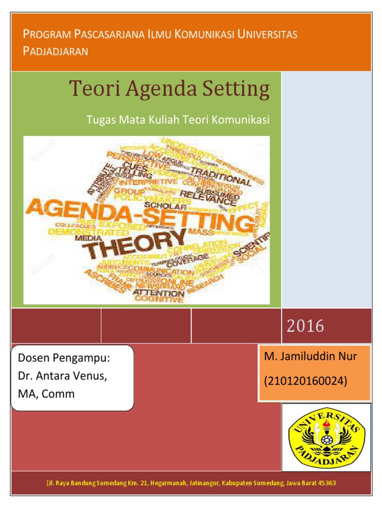 Teori Agenda Setting | PDF