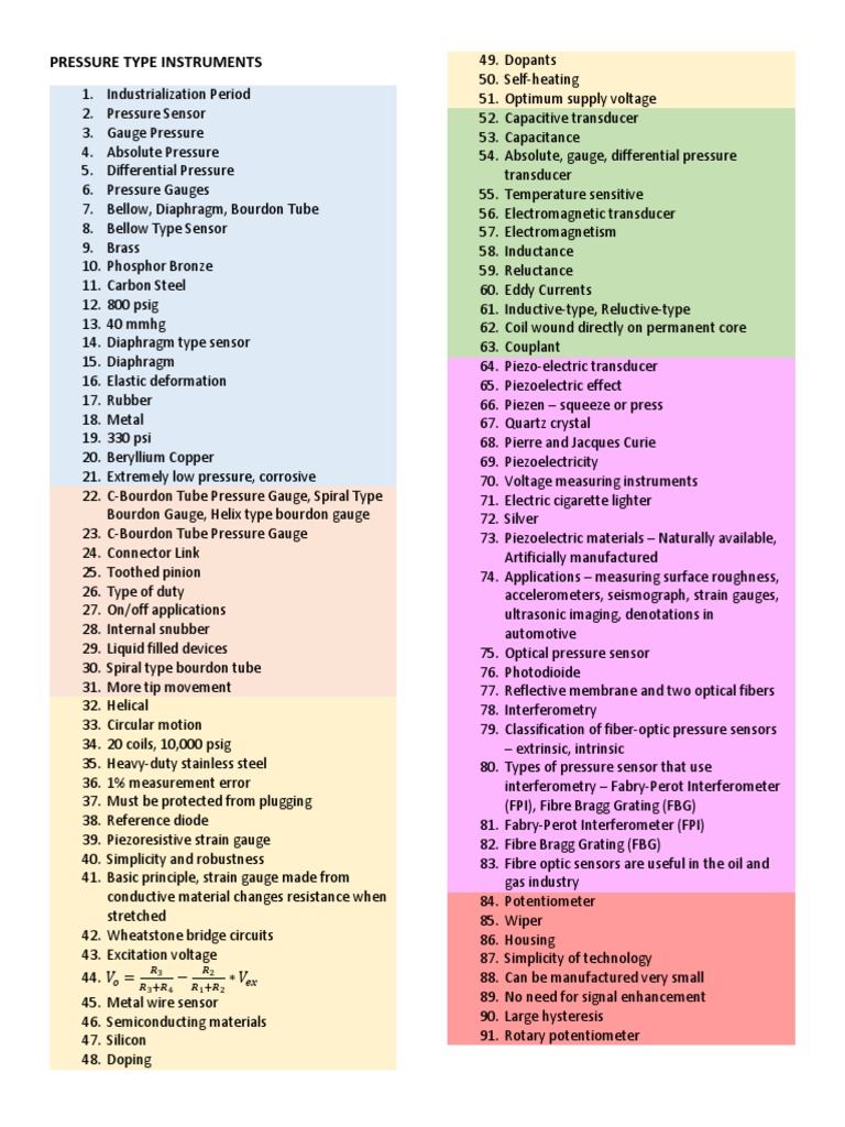 Ice - Midterms Terms | PDF | Pressure Measurement | Piezoelectricity