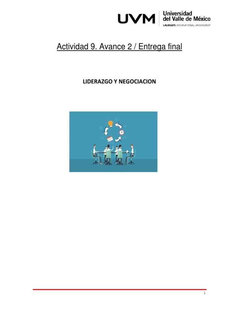 Actividad 9 Final Liderazgo | PDF | Liderazgo | Conceptos psicologicos