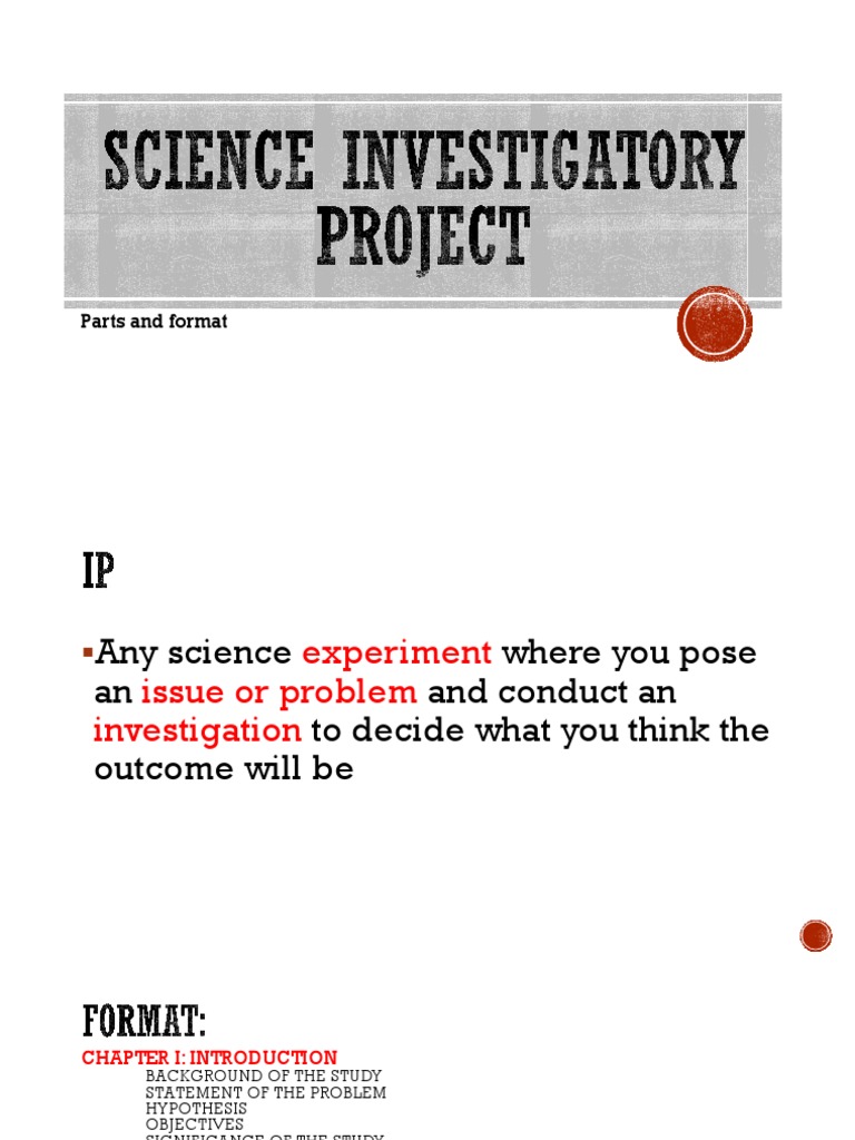 SIP | PDF | Experiment | Scientific Method
