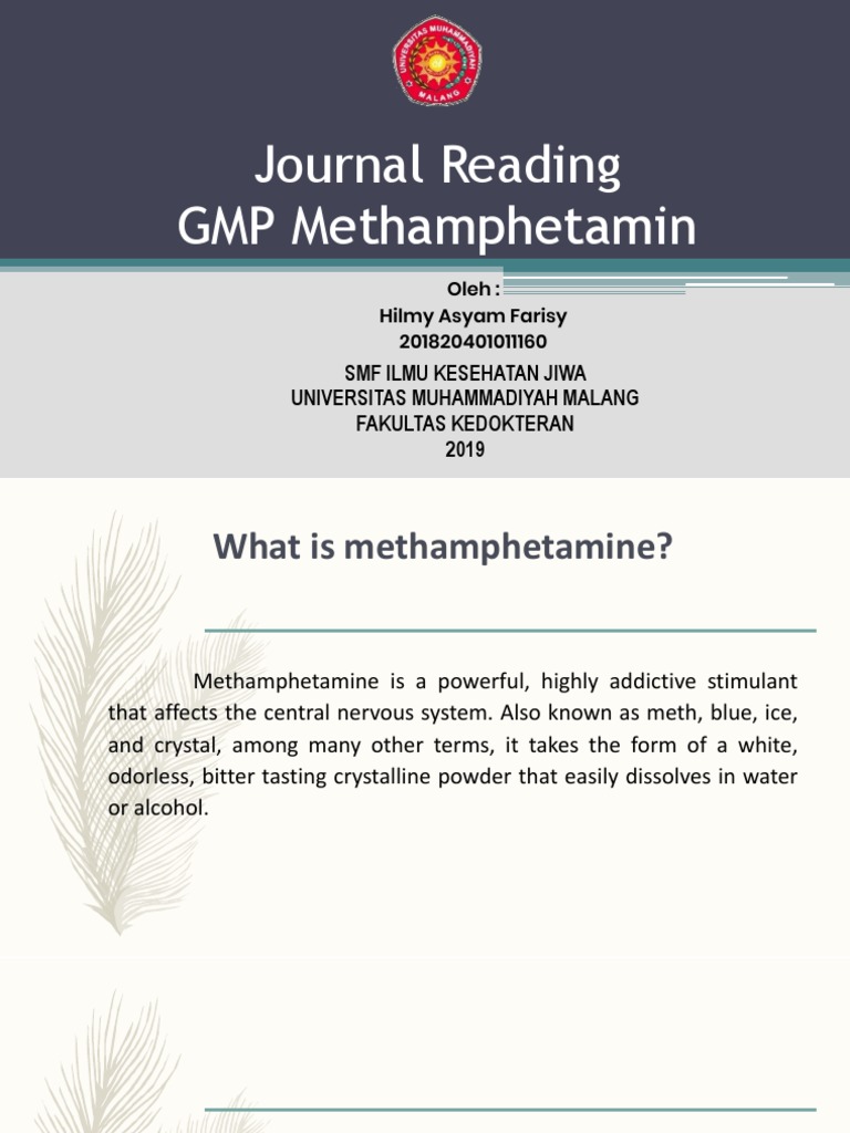 Understanding the Effects of Methamphetamine: A Review of the Immediate ...