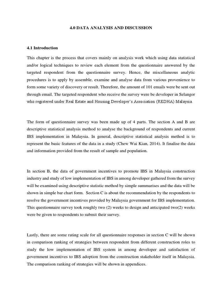 Chapter 4 Data Analysis | PDF | Survey Methodology | Data Analysis