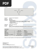 ECOROL 16/98: Pure Cut of Long Chain Fatty Alcohol (Cetyl Alcohol Alcool Cetilico) (Cetyl ...