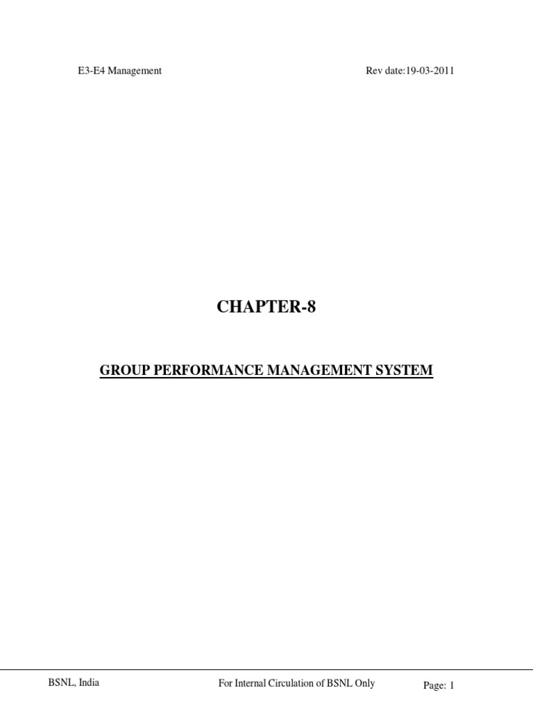 Chapter-8: Group Performance Management System | PDF | Performance ...