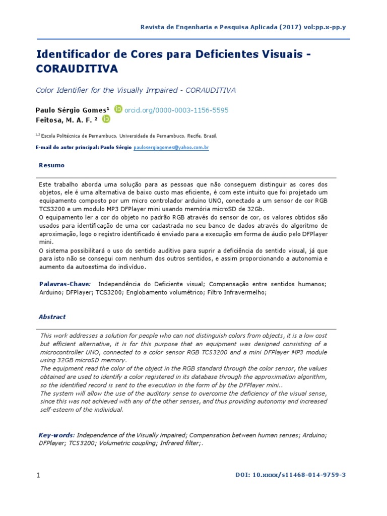 Repa Template Word - PSG PDF | PDF | Arduino | Deficiência visual