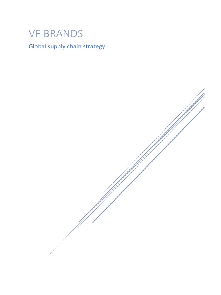 VF Brands - Case Write Up - Group8 | PDF | Brand | Strategic Management