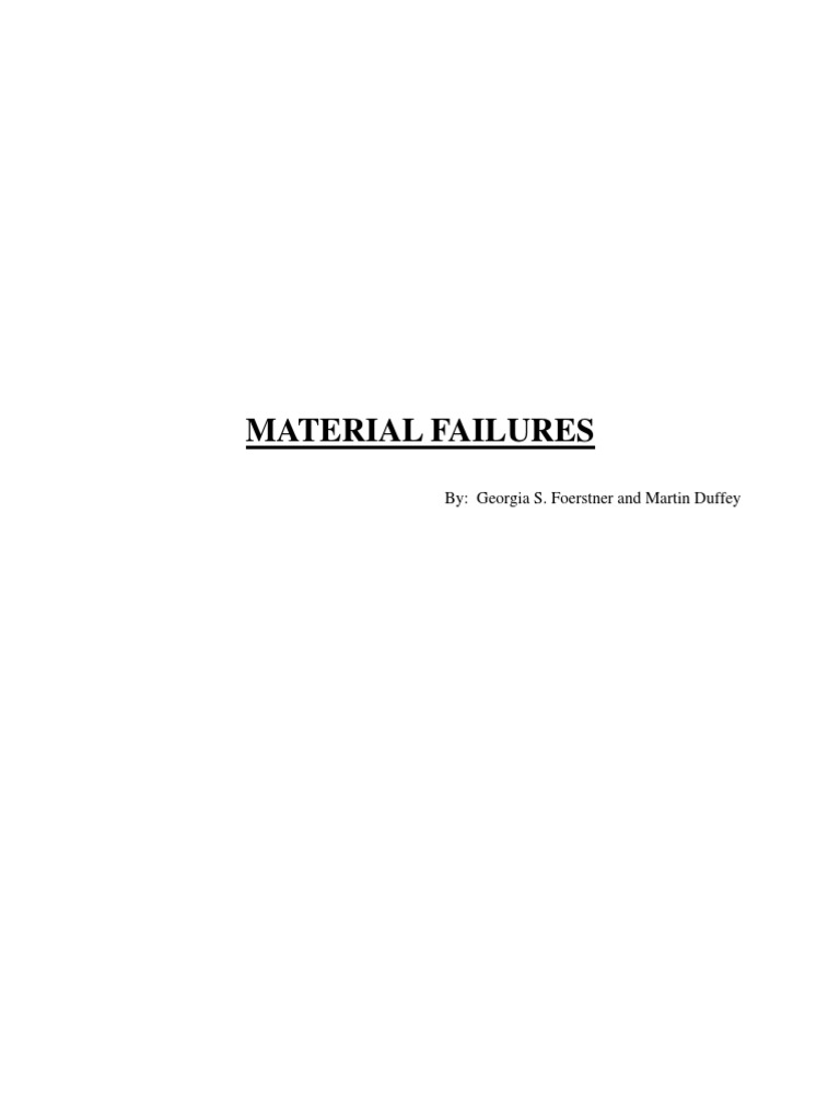 Material Failures | PDF | Materials Science | Fracture