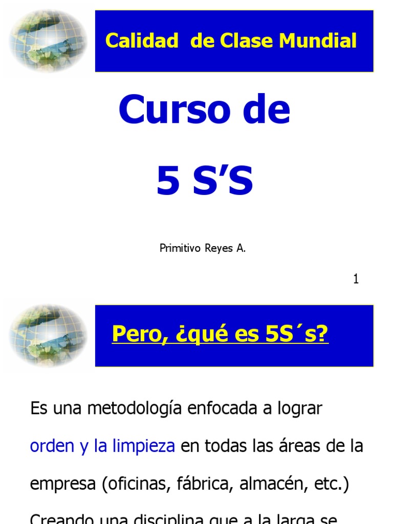 Curso 5 S PDF | PDF | Herramientas