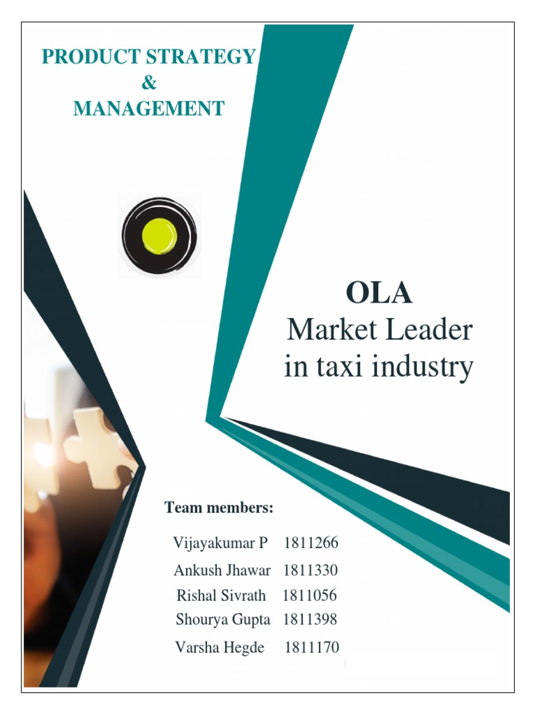 OLA Final Report | PDF | Electric Vehicle | Taxicab
