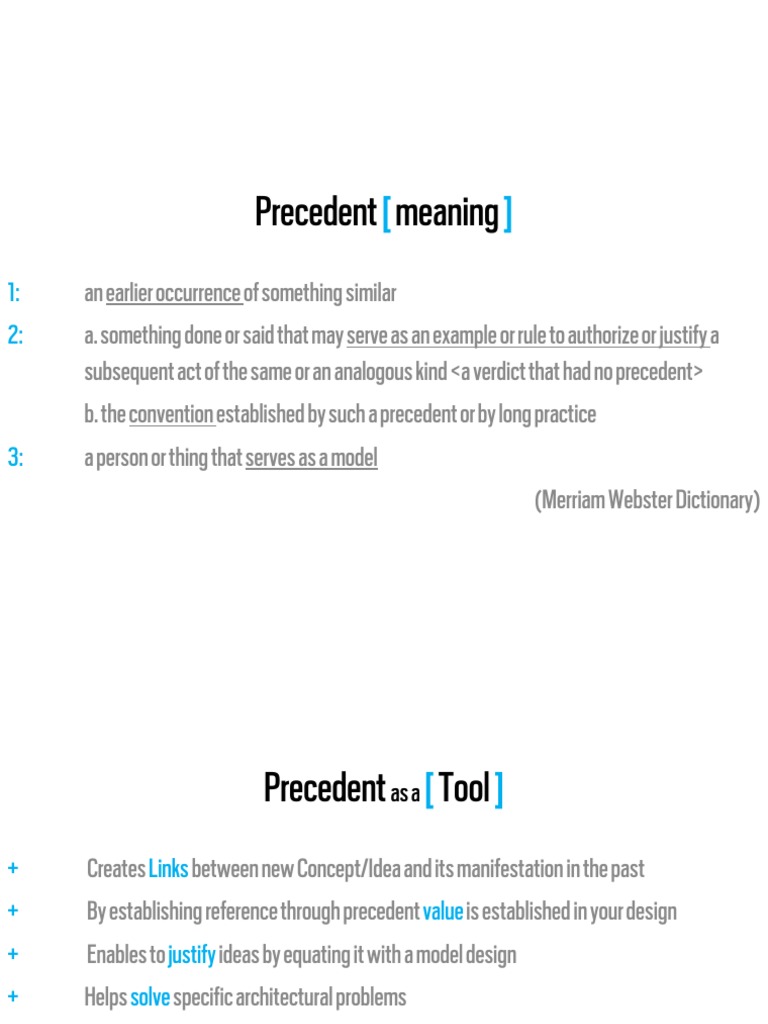 Precedent Study | PDF | Space | Concept