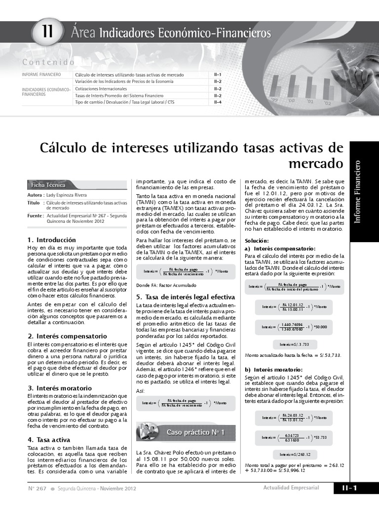 Calculo de Intereses Con Tamn PDF | PDF | Dinero | Bancario