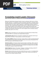 Washing Powder Formulation | PDF | Surfactant | Chemical Compounds