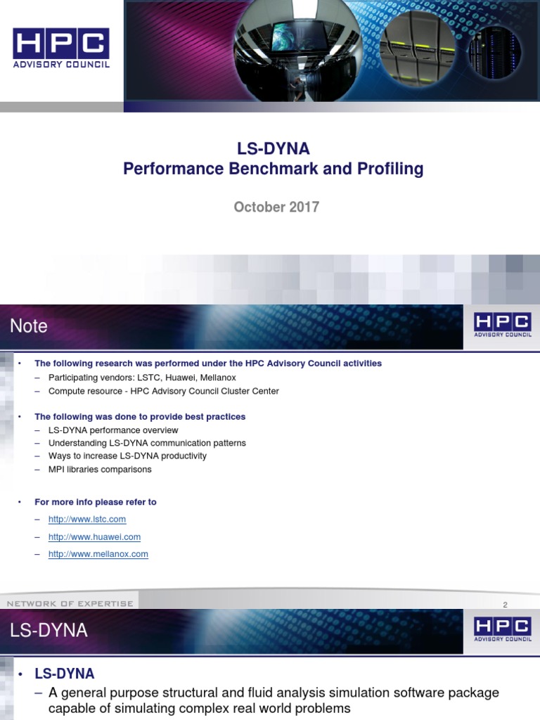 LS DYNA Performance MPP Broadwell | PDF | Solid State Drive | Message Passing Interface