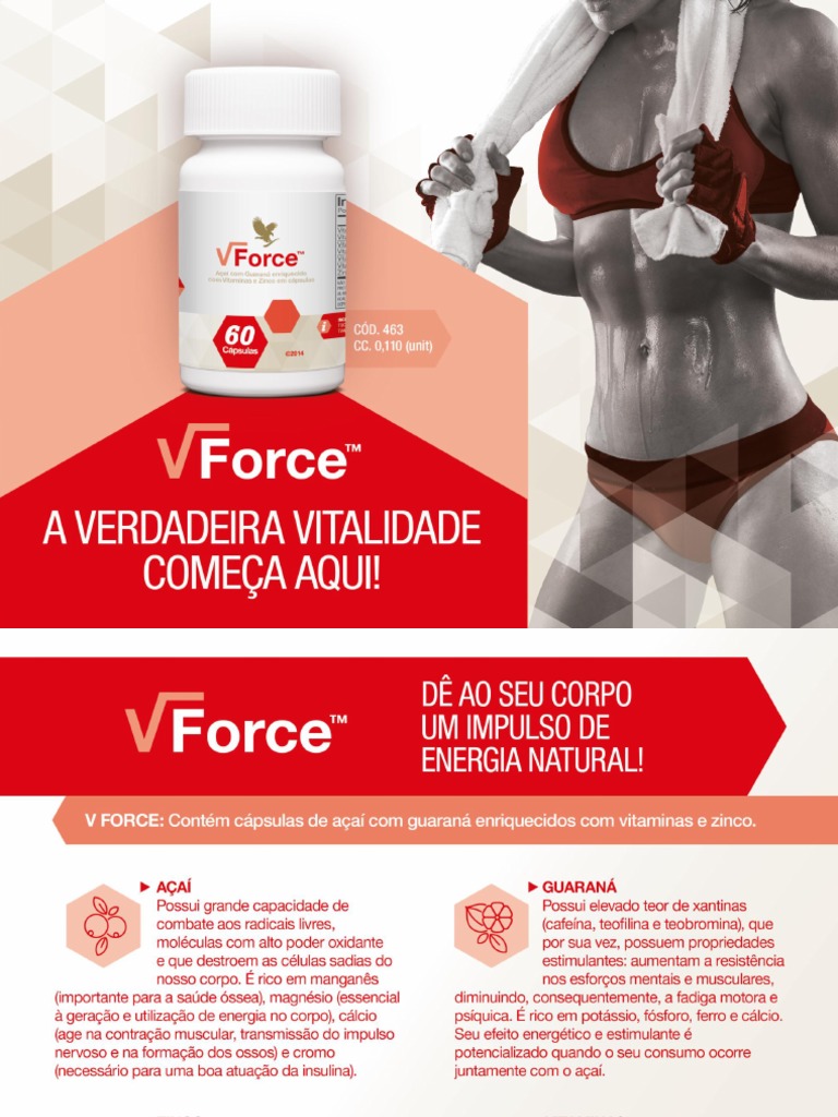 Forever V Force - Suplemento Energético | PDF